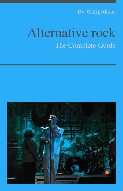 PediaPress – Wikipedia Book “Alternative rock”